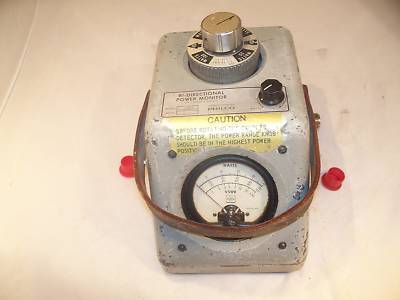 Bird type) philco bi-directional power monitor #1648-y